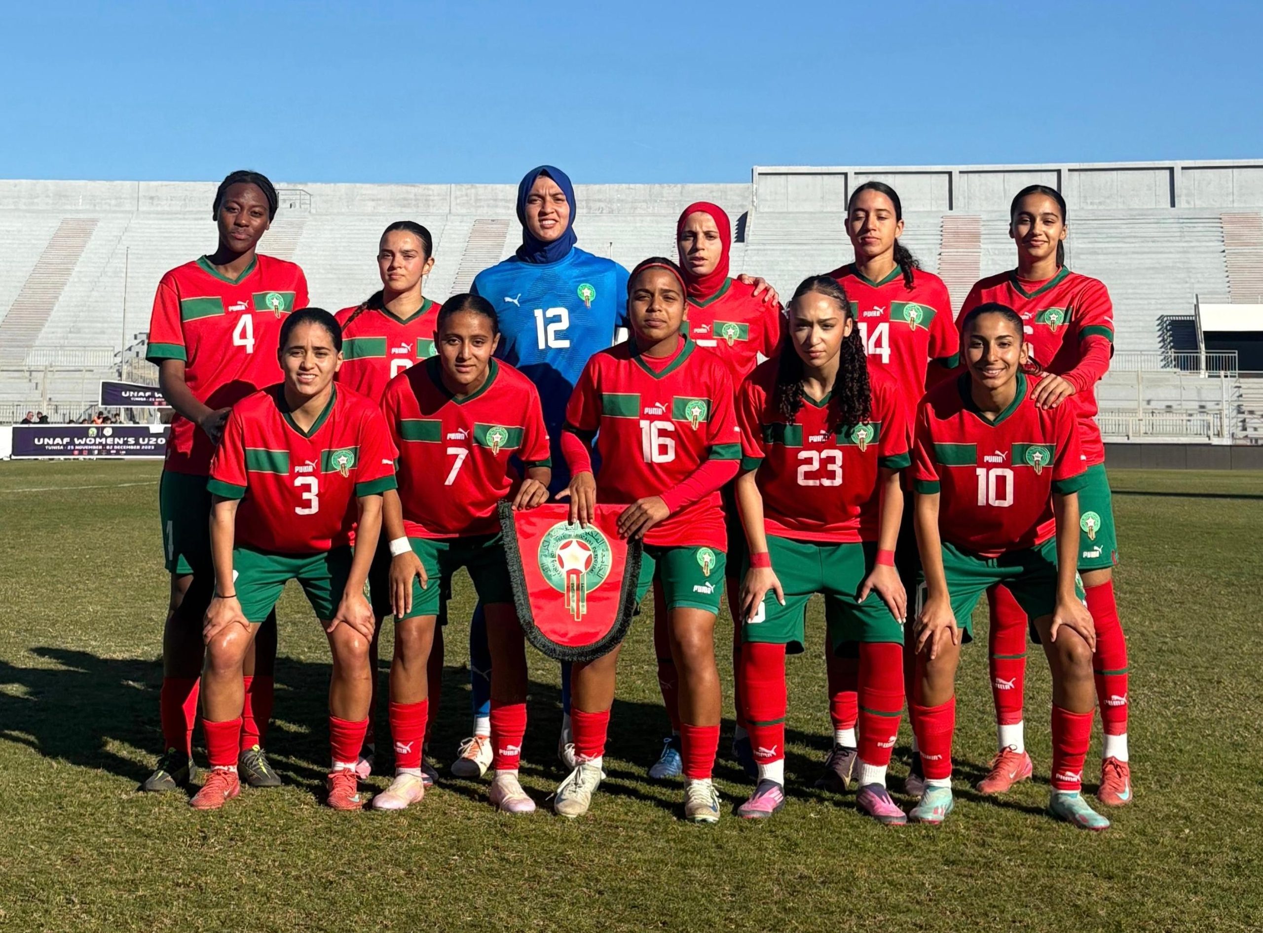 المنتخب الوطني النسوي لأقل من 20 سنة يتأهل لنهائي دوري شمال إفريقيا – FRMF